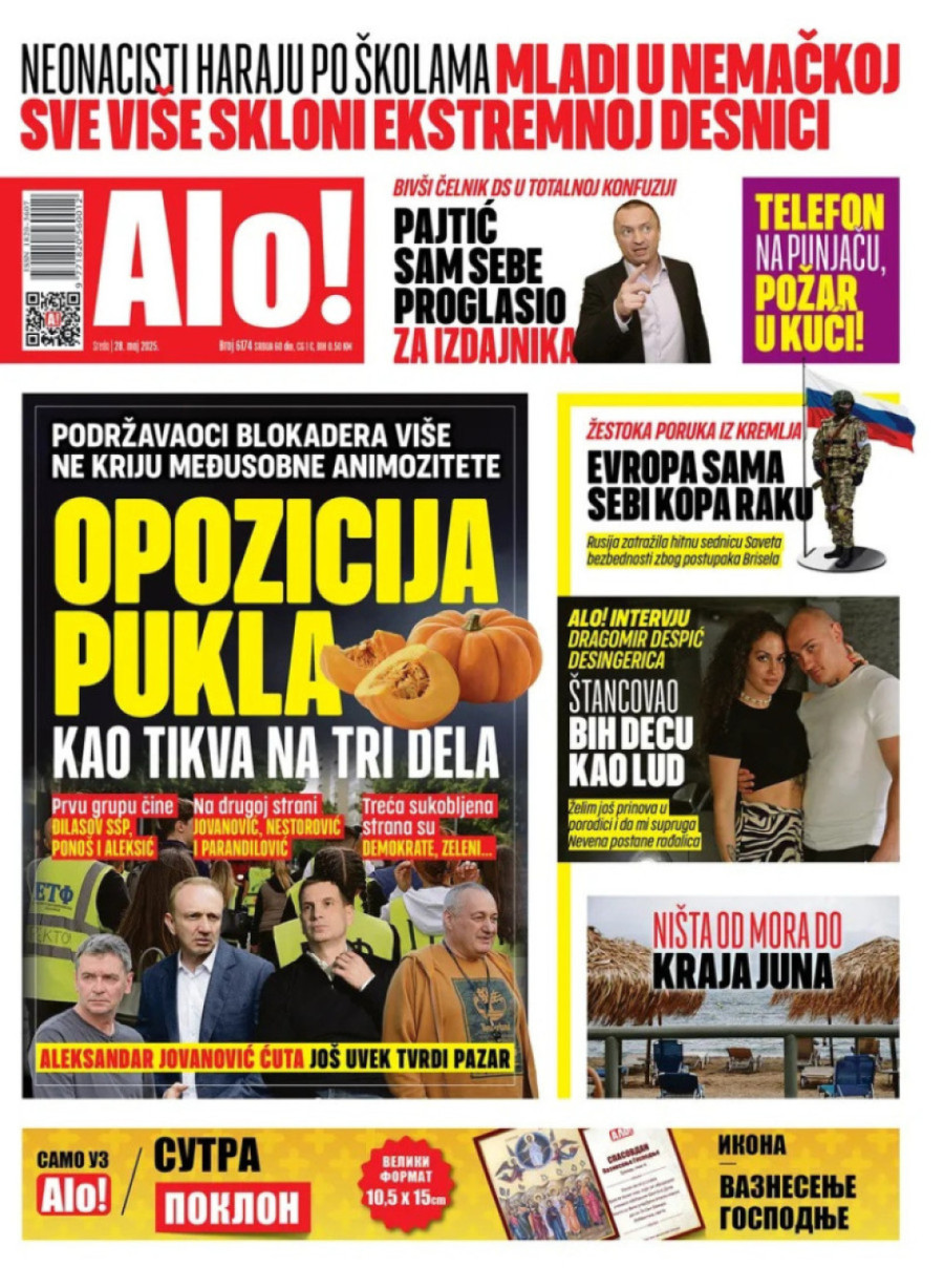 Novine: "Borba za spas školske godine"; "Vašington neće više batinašku politiku" - B92