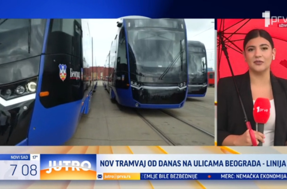 Novi tramvaj saobraća na liniji 12: Evo do kada će biti svih 25 vozila na ulicama Beograda VIDEO ...