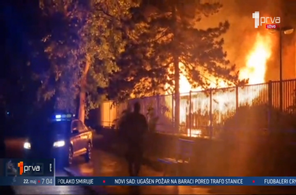 Požar u Novom Sadu: Ceo grad ostao bez vode - B92