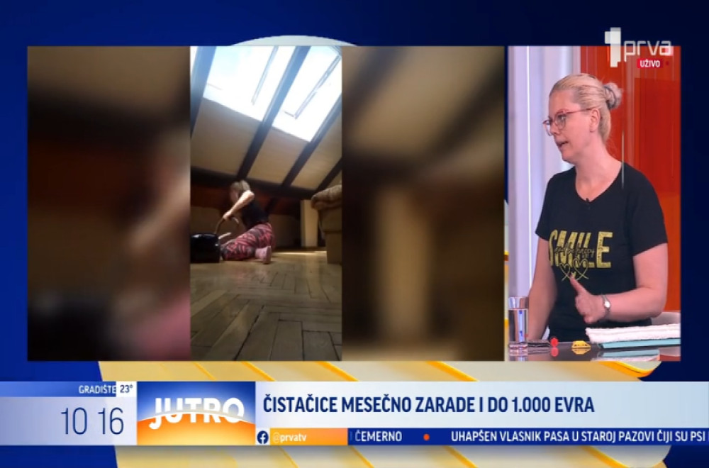 Čistačice mesečno zarade i do 1.000 evra - B92