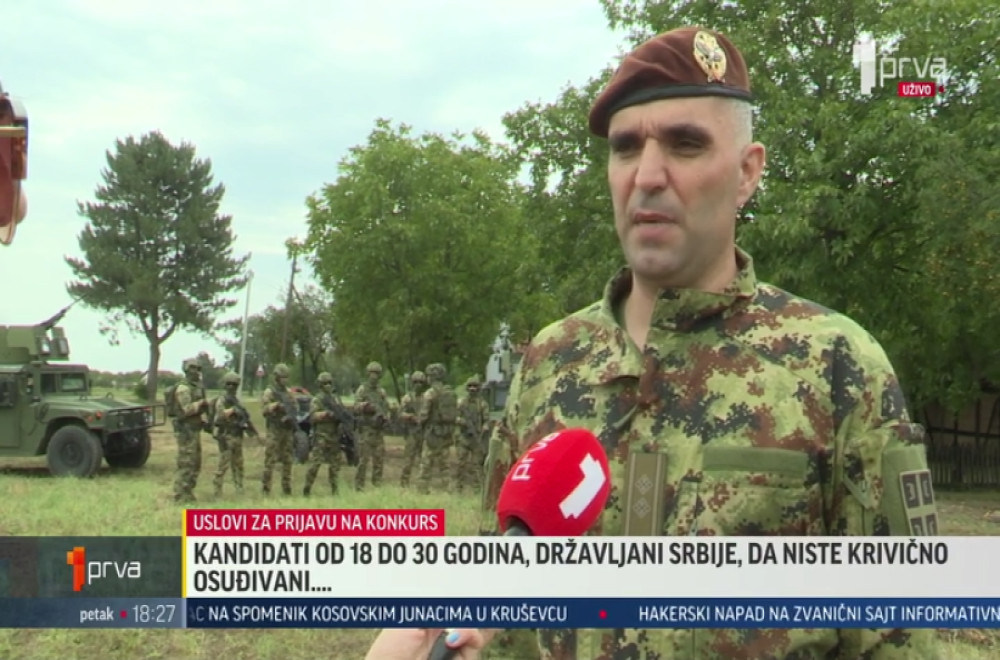 Raspisan konkurs za prijem novih pripadnika SAJ - B92