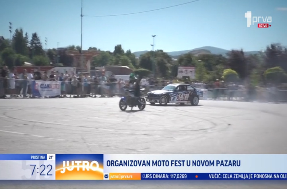 Ljubitelji motora iz čitavog regiona došli u Novi Pazar VIDEO - B92