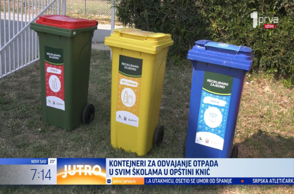 Kante za odvajanje otpada u svim školama - B92