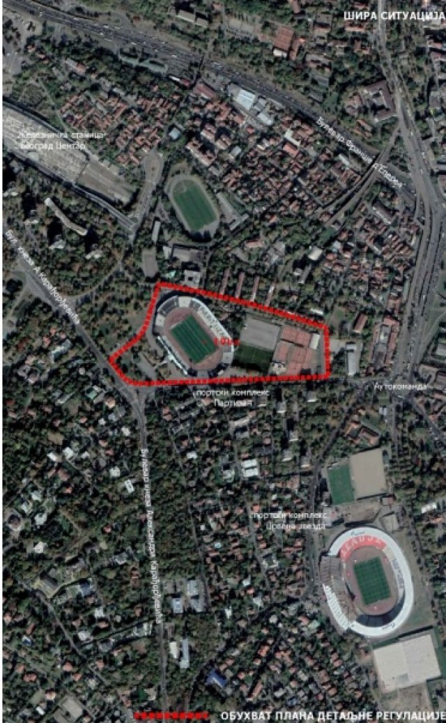 Objavljen plan za stadion Partizana - B92 sport