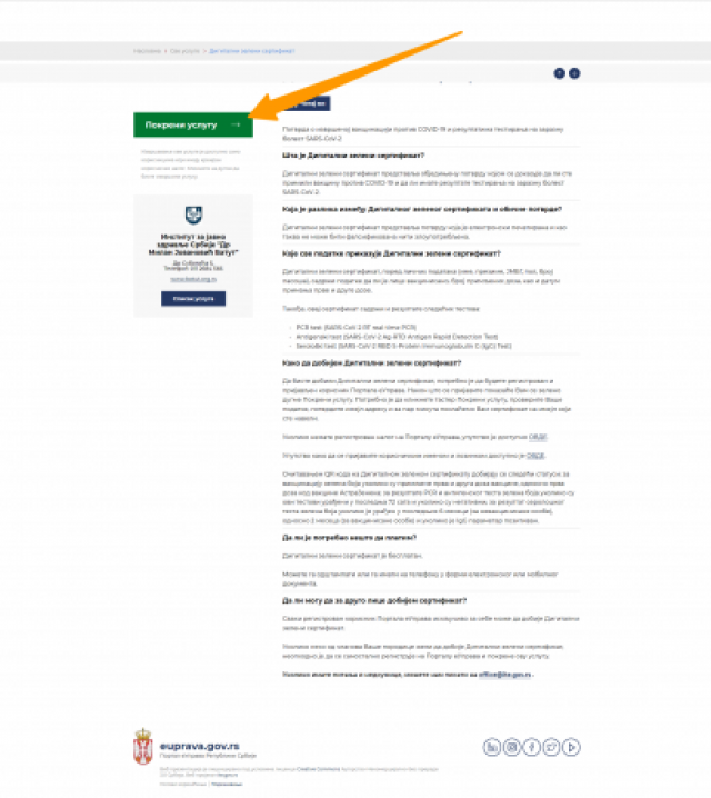 Kako preuzeti digitalni zeleni sertifikat - B92