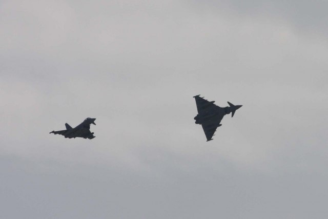 Britanski "tajfuni" presreli ruske avione iznad Severnog mora - B92