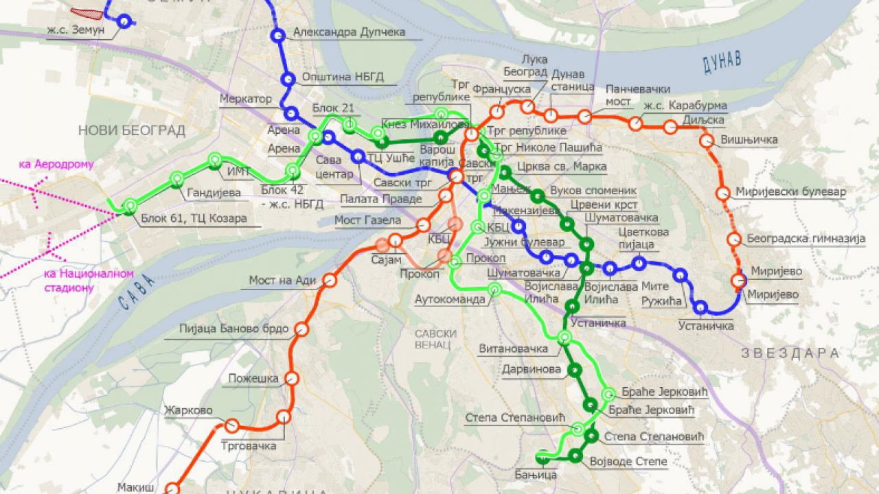 Menja se trasa metroa, stiže i na Cerak i Vidikovac; "Gradnja kreće u ...