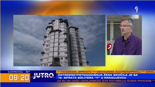 Najviša zgrada u Kragujevcu prokleta bubamarom? VIDEO - B92