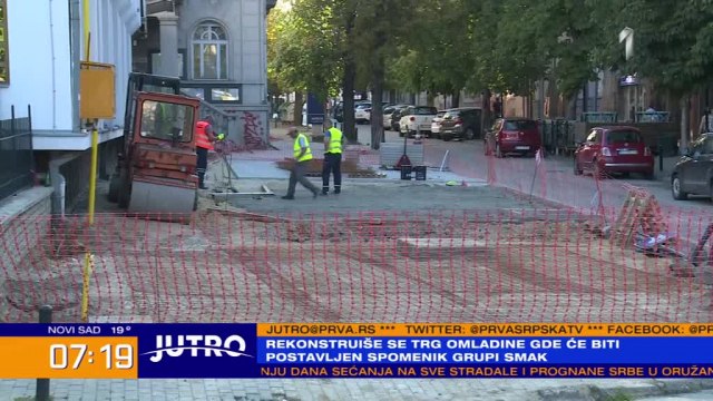 Rekonstrukcija Trga omladine: Na tom mestu biće postavljen spomenik grupi Smak VIDEO - B92