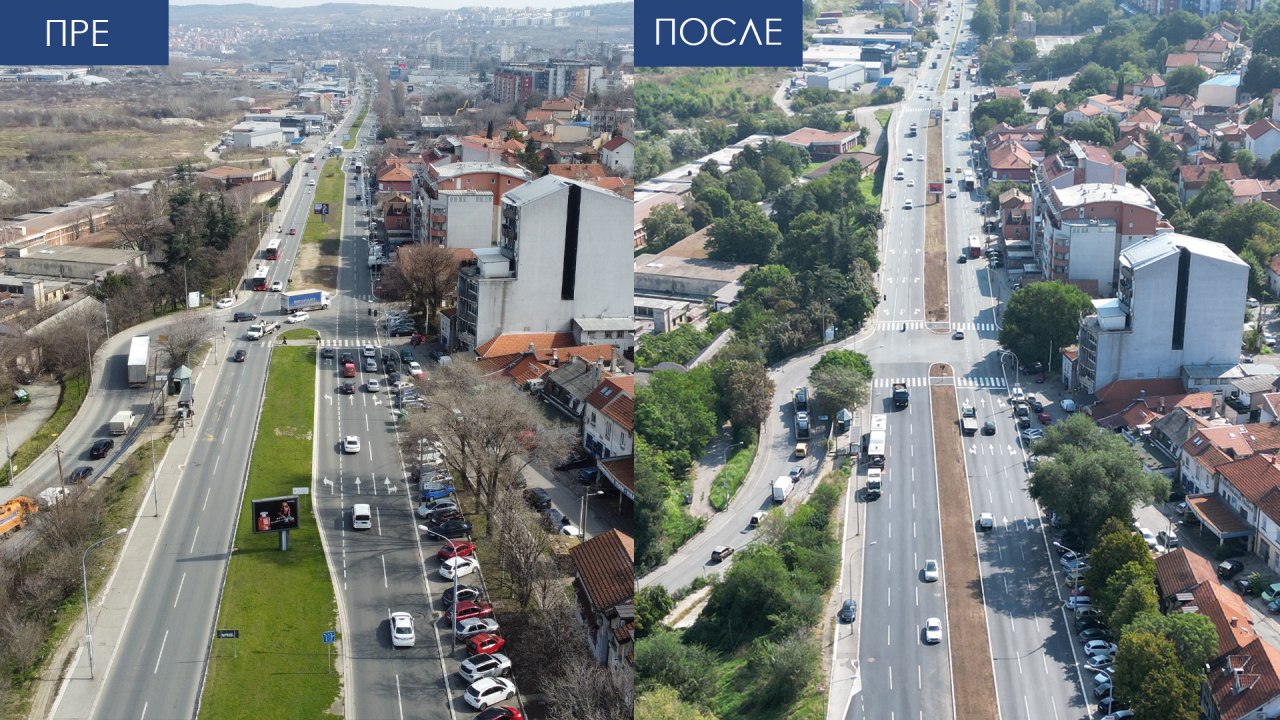 Evo kako je nekada, a kako danas izgleda rekonstruisana Višnjička ulica ...