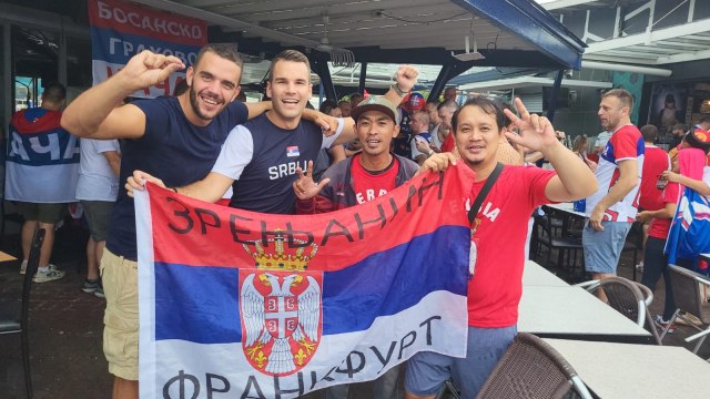 Filipinci uz Srbiju, sjajna atmosfera FOTO/VIDEO - B92 sport