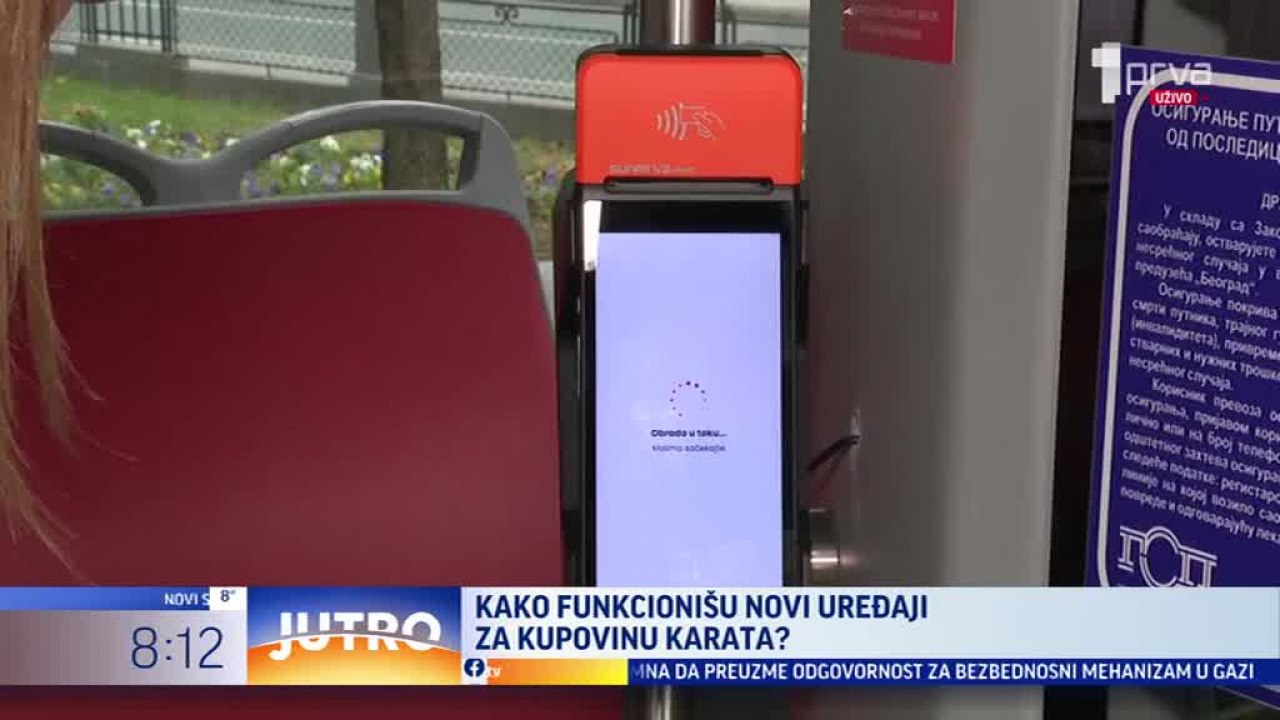 Ovako funkcionišu novi uređaji za kupovinu karata u gradskom prevozu ...
