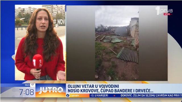 Olujno nevreme uništilo domaćistva u celoj Vojvodini VIDEO - B92