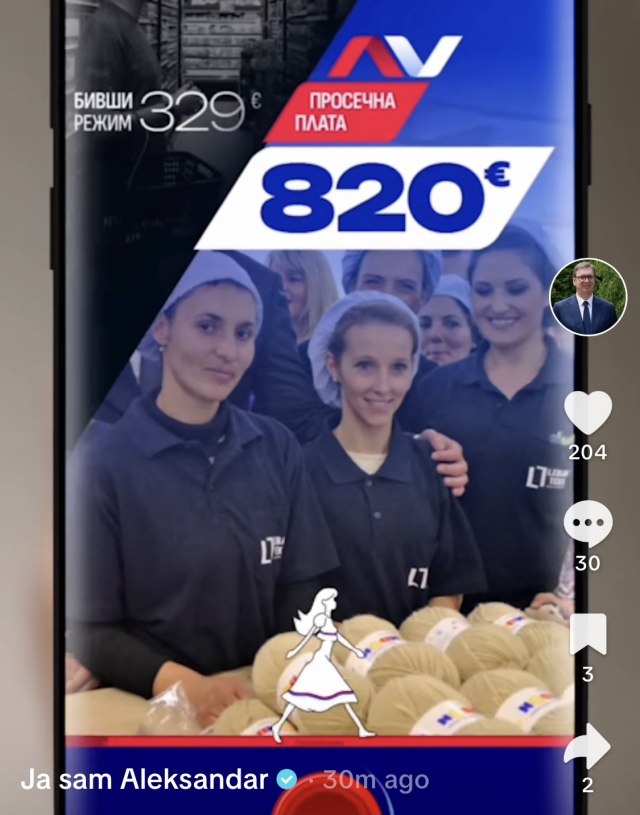 Vučić poručio građanima: Jedan klik je dovoljan da vidite zašto Srbija ne sme da stane VIDEO - B92