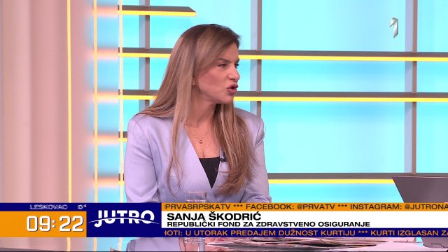 Sanja Škodrić, direktorka RFZO ekskluzivno za Prvu: Lek za kovid ...